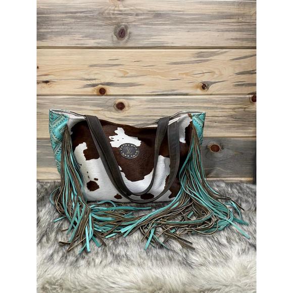 KEEP IT GYPSY | Bags | New Keep It Gypsy Hide On Upcycled Leather Tote ...